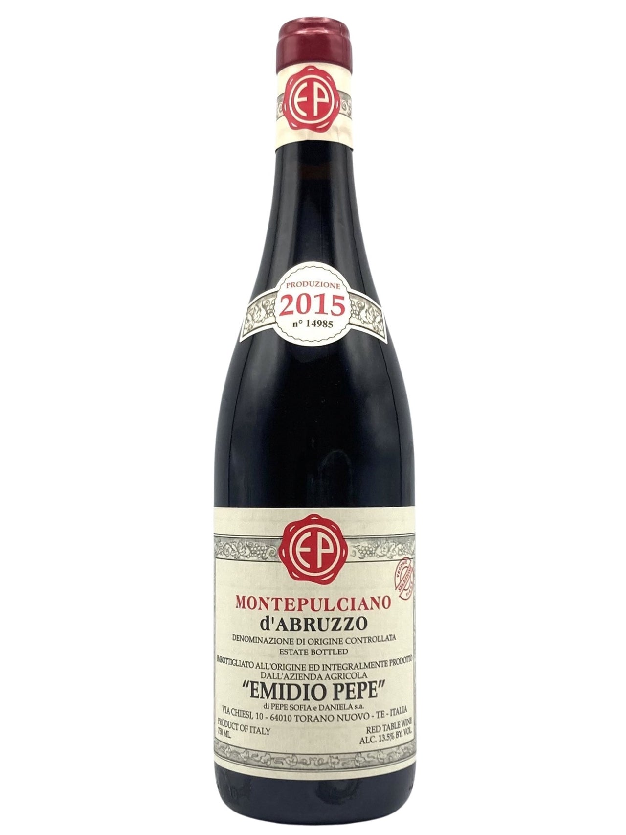 Emidio Pepe Montepulciano d'Abruzzo 2015 – Vine Arts